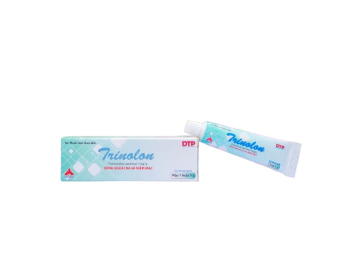 Gel bôi da Trinolon Gel 1mg/g điều trị viêm da (Hộp 1 tuýp 5g)