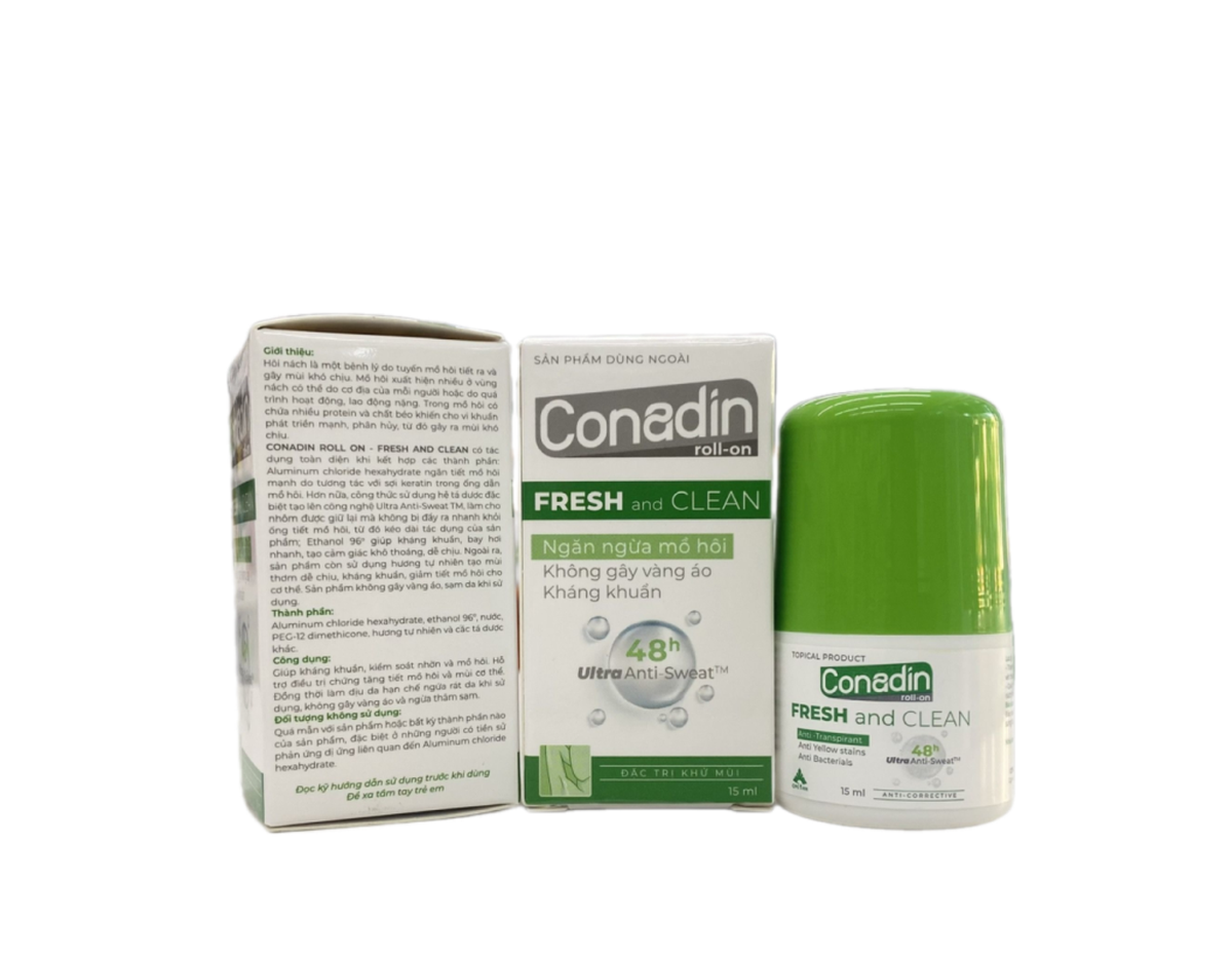 Lăn khử mùi Conadin roll-on kháng khuẩn, kiểm soát mồ hôi dưới cánh tay ...