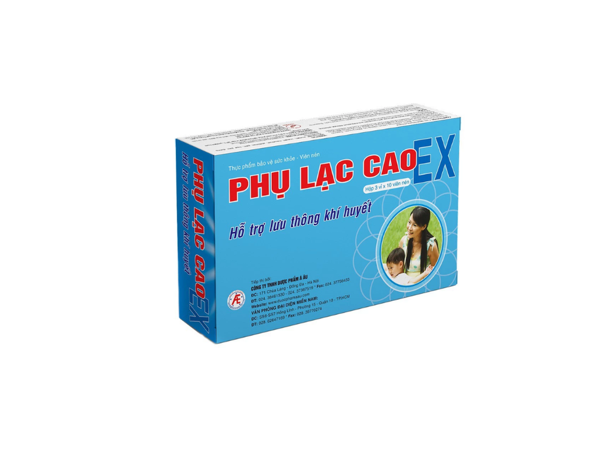 Viên uống Phụ Lạc Cao EX Hồng Bàng hỗ trợ lưu thông khí huyết (Hộp 3 vỉ ...