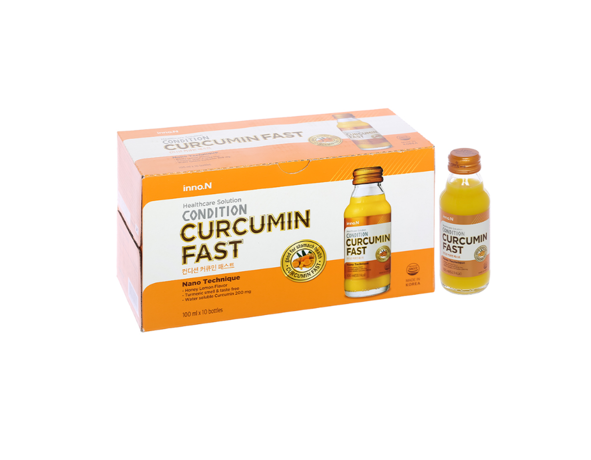 Nước uống Condition Curcumin Fast bảo vệ niêm mạc dạ dày (Chai 100ml)
