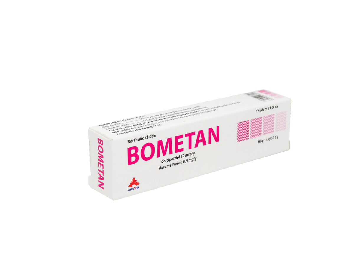 Thuốc bôi Bometan Oint điều trị vảy nến (Tuýp 15g)