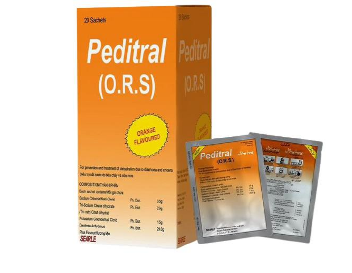 Thuốc Peditral bổ sung nước và điện giải (Hộp 20 gói)