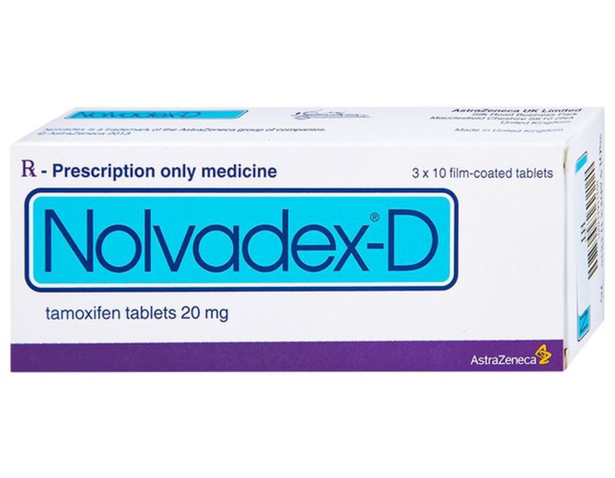 Thuốc Nolvadex-D 20mg Tab điều trị ung thư vú (3 vỉ * 10 viên)