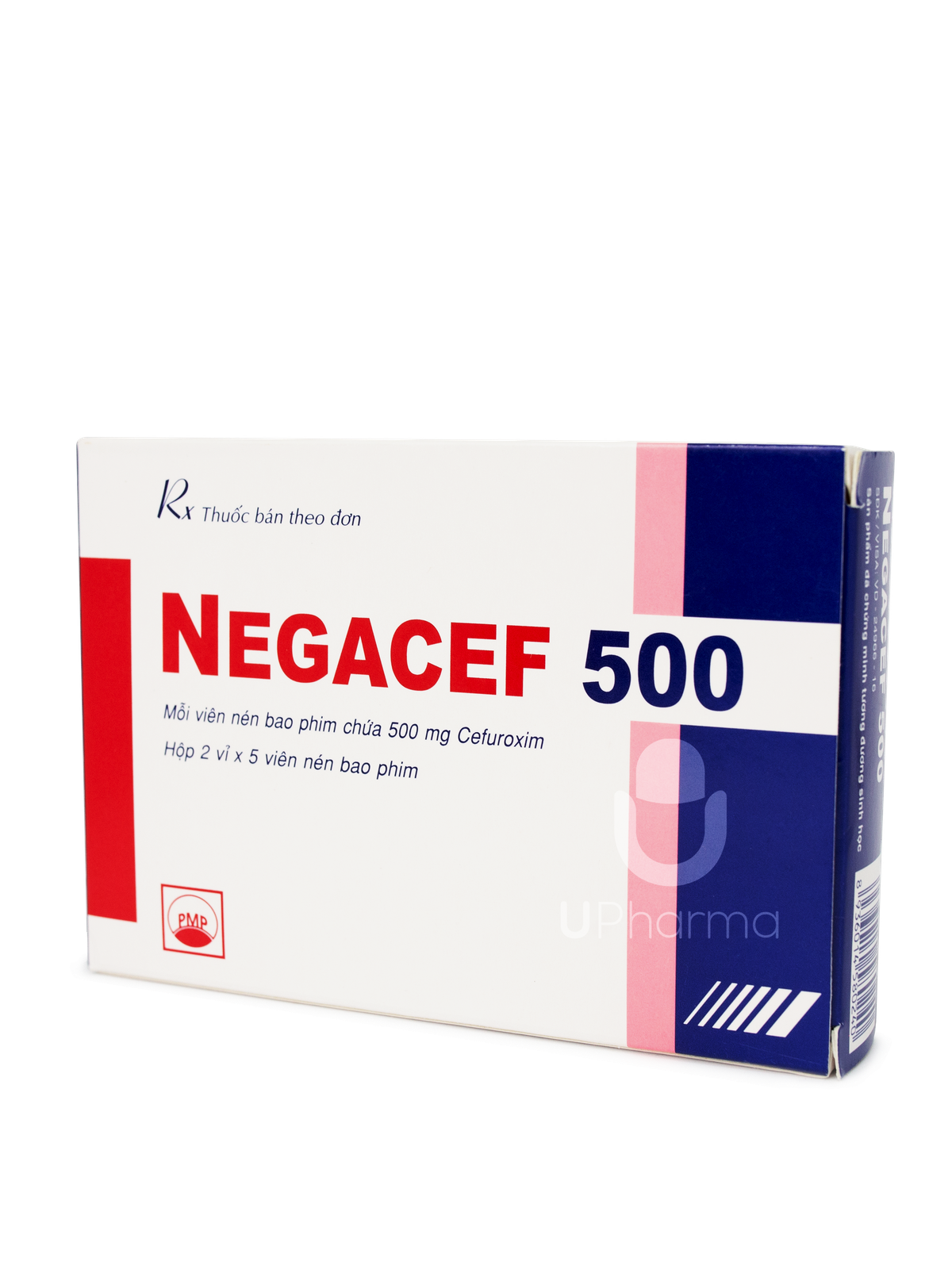 Thuốc Negacef 500mg điều trị nhiễm khuẩn (Hộp 2 vỉ x 5 viên)