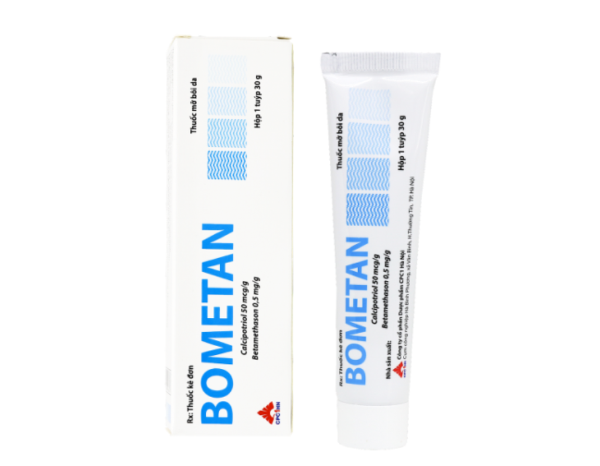 Thuốc bôi Bometan Oint điều trị vảy nến (Hộp 1 tuýp 10g)