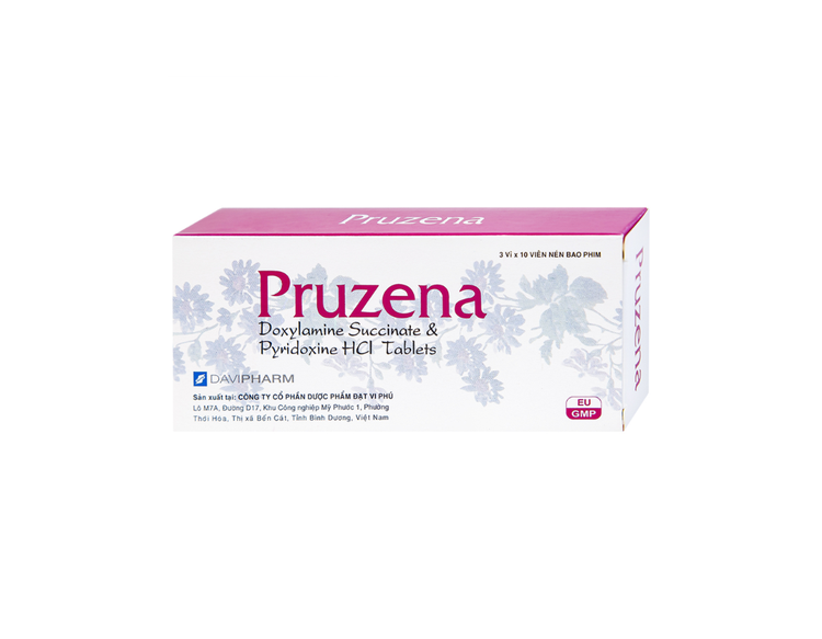 Thuốc Pruzena điều trị buồn nôn và nôn mửa (Hộp 3 vỉ x 10 viên)